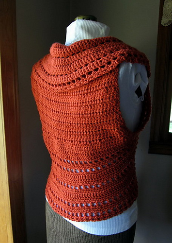 Ravelry: Circle Vest Shrug pattern by Patricia Hodson