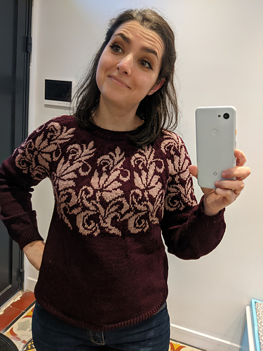 Ravelry: Fire Lily Sweater pattern by Zanete Knits