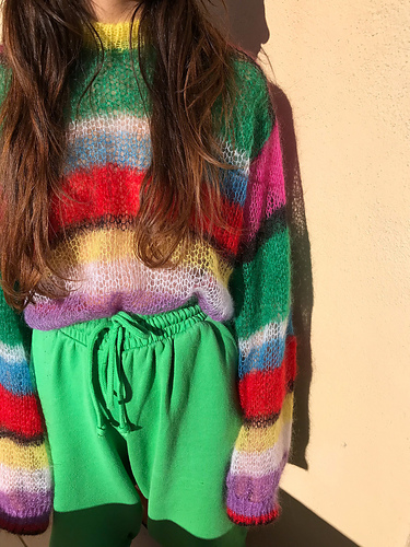 Ravelry: Multi Stripes Sweater pattern by LE PULL