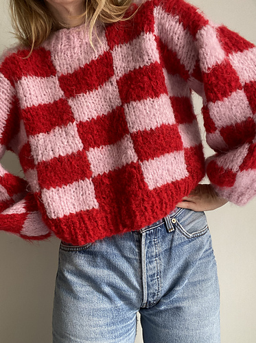 Ravelry: Magic Checkered Sweater pattern by LE PULL