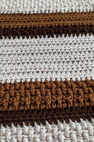 Ravelry: Caramel Latte Blanket pattern by Crafty Bones / Leanna Haughian