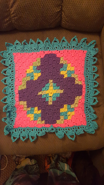 Ravelry: Easter Egg Square 2 pattern by Kim Latshaw