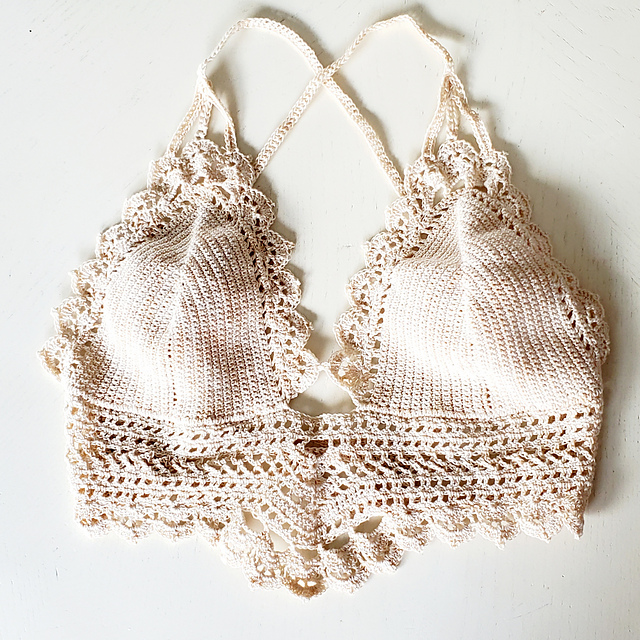 Ravelry: Sandslide Bralette pattern by Emily Kichler