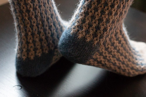 Ravelry: Nord Mosaic Socks pattern by Valeria Titova