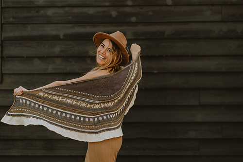 Ravelry: Peruvian Knit Shawl pattern by Lena Skvagerson