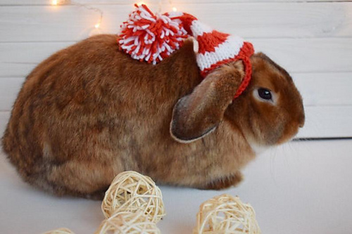 Ravelry: Christmas Elf Hat Rabbit pattern by Elena Varnavskaya