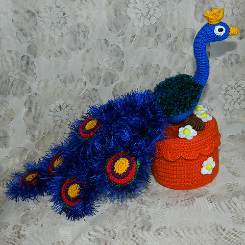 Ravelry: Amigurumi bird. Royal Peacock pattern by Elena Pichugina
