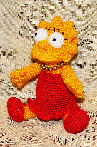Ravelry: Lisa Simpson pattern by Elena Pichugina