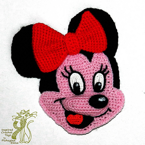 Ravelry: Charming Mouse Applique pattern by Elena Pichugina