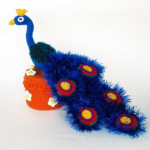 Ravelry: Amigurumi bird. Royal Peacock pattern by Elena Pichugina