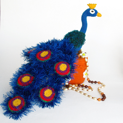 Ravelry: Amigurumi bird. Royal Peacock pattern by Elena Pichugina