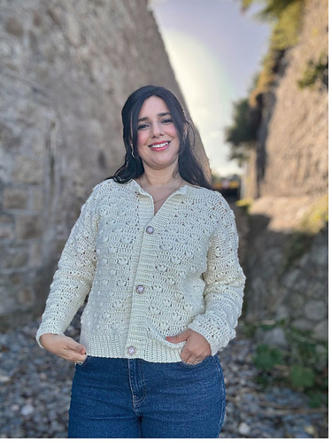 Ravelry: Blossom Cardigan pattern by Leonela Cevallos