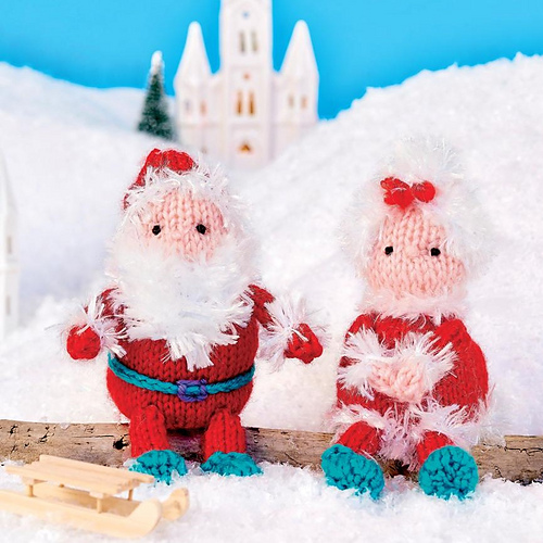 Ravelry: Mr & Mrs Claus pattern by Sachiyo Ishii