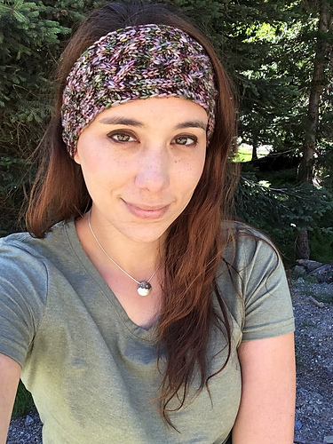 Ravelry: Cabled Headband with Saxon Braid pattern by Lena Mathisson
