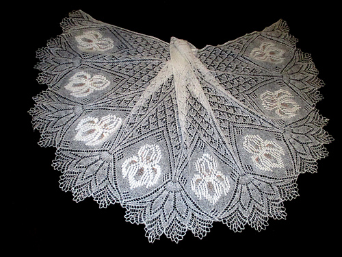 Ravelry: Goddess Irida's flower Shawl pattern by Lidiya Shomina