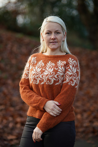 Ravelry: Fire Lily Sweater pattern by Zanete Knits
