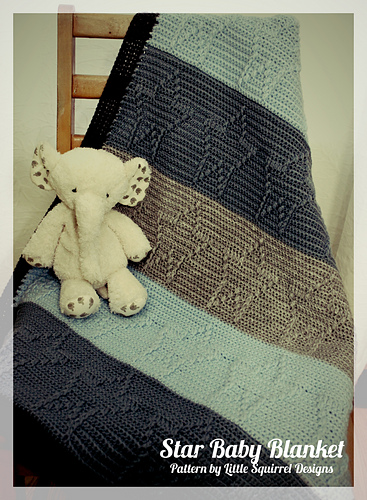 Ravelry: Star Baby Blanket pattern by Julie Lapalme
