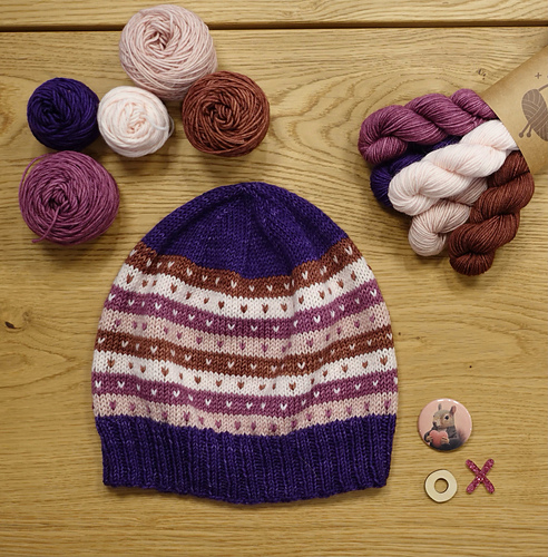 Ravelry: Tiny Hearts Hat pattern by Little Squirrel Yarn