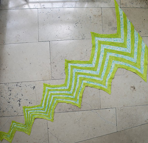 Ravelry: Perfect Lightning Shawl pattern by Tanja Osswald