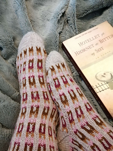 Ravelry: Fargeklatt Sokker pattern by Marianne Sinclair