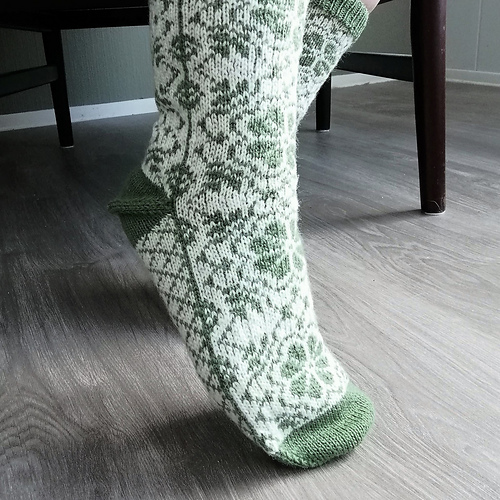 Ravelry: Apple Blossom Socks pattern by Marianne Sinclair