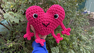 Ravelry: Big heart Valentine Gift pattern by Emily Dang