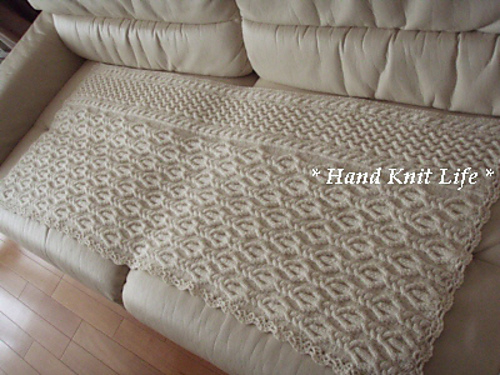 Ravelry: Rectangular-Traditional aran pattern by Sato Watanabe (渡部サト)
