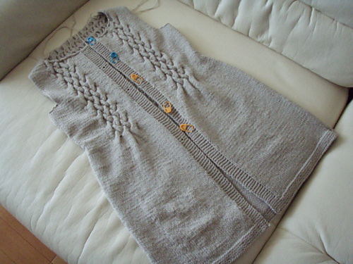Ravelry: Handknitlife's Smocked Cable Coat