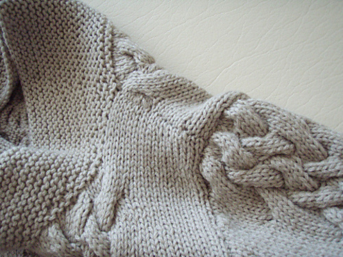 Ravelry: Handknitlife's Smocked Cable Coat