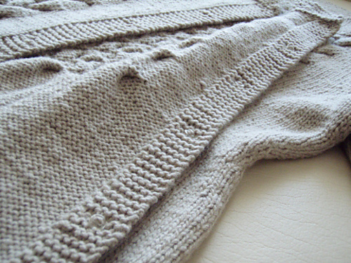Ravelry: Handknitlife's Smocked Cable Coat