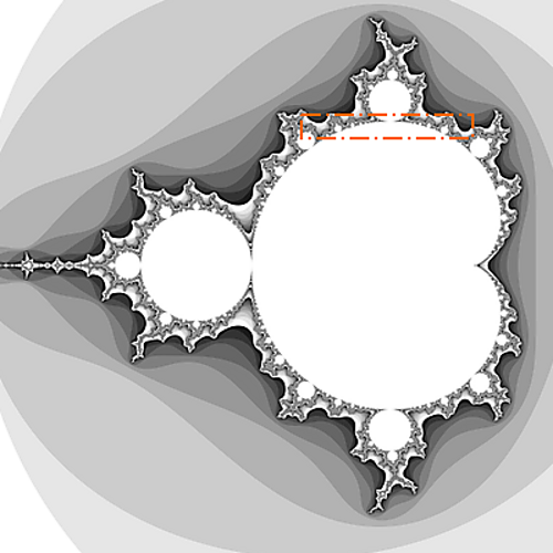 Ravelry: Fractal-Shawl Mandelbrot pattern by Lina Wolf