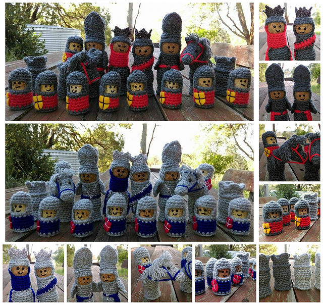 Ravelry: LindaDavie's Crochet and Corks - Chess Set