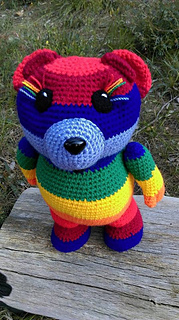 Ravelry: LindaDavie's Rainbow 'TED' - super-sized