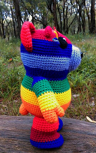 Ravelry: LindaDavie's Rainbow TED - small