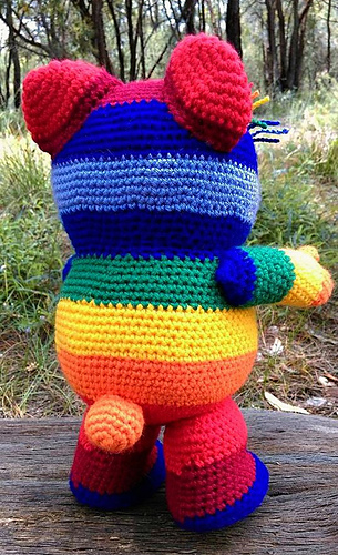 Ravelry: LindaDavie's Rainbow TED - small