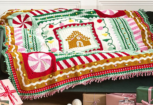 Ravelry: Gingerbread Christmas CAL pattern by Lindsey Newns