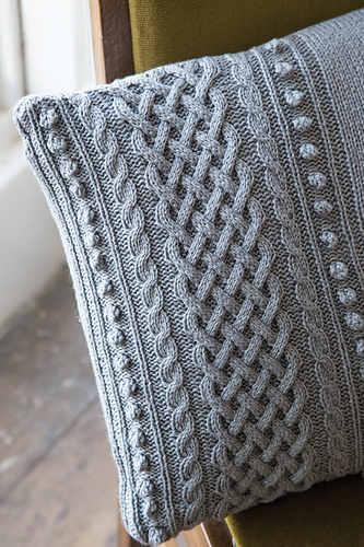 Ravelry: Square Aran Cushion pattern by Martin Storey