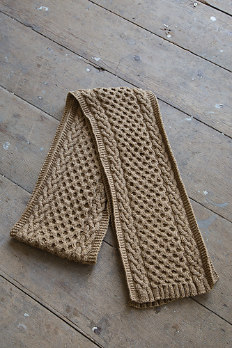 Ravelry: Long Aran Scarf pattern by Martin Storey