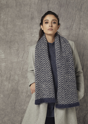 Ravelry: Herringbone Scarf pattern by Quail Studio