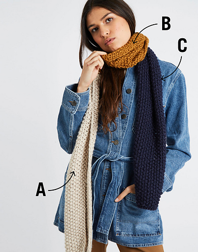 Ravelry: Meryl Scarf pattern by Wool and the Gang