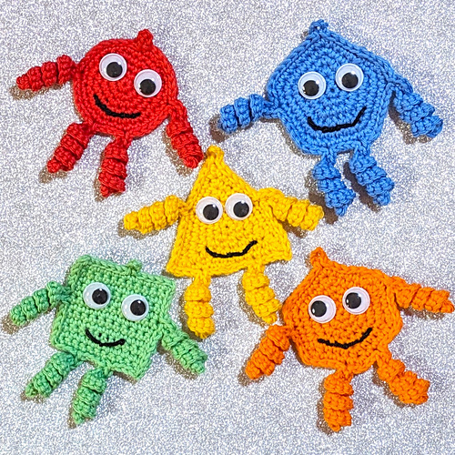 Ravelry: Shape Pals pattern by Linda Woodthorpe