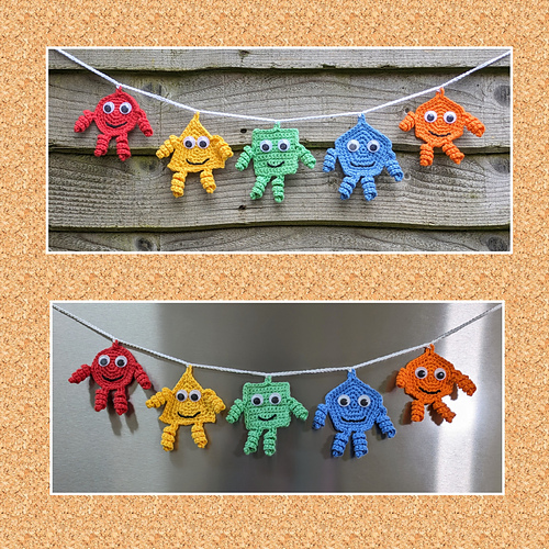 Ravelry: Shape Pals pattern by Linda Woodthorpe