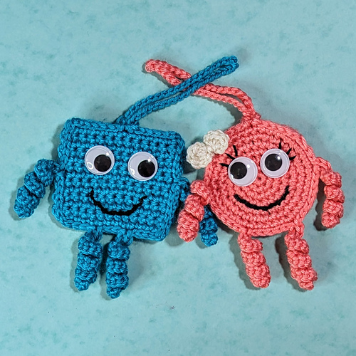 Ravelry: Shape Pals Pouch pattern by Linda Woodthorpe