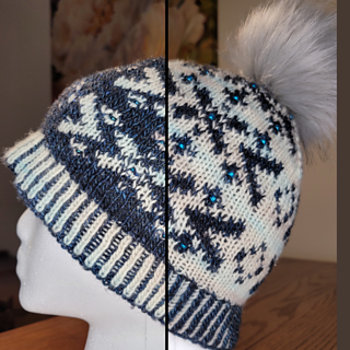 Ravelry: Glistening Snowflake Hat pattern by Lindsay Anderson