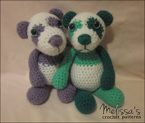 Ravelry: Precious the Purple Panda pattern by Melissa's Crochet Patterns