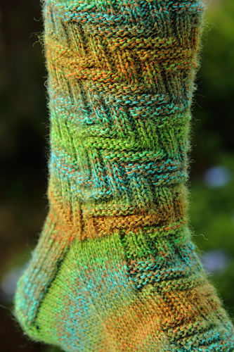 Ravelry: Corn Maize Socks pattern by Lisa Ellis