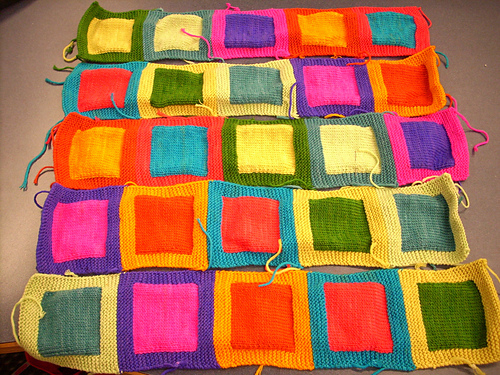 Ravelry: Spectrum Baby Blanket pattern by Gina Wilde