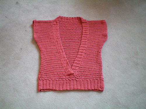 Ravelry: Deep V Top pattern by Bernat Design Studio