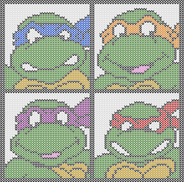 Ravelry: LissaM's TMNT Pixel 'ghan