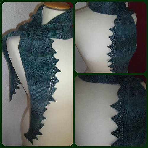 Ravelry: Dragontail-Scarf pattern by Lissy73